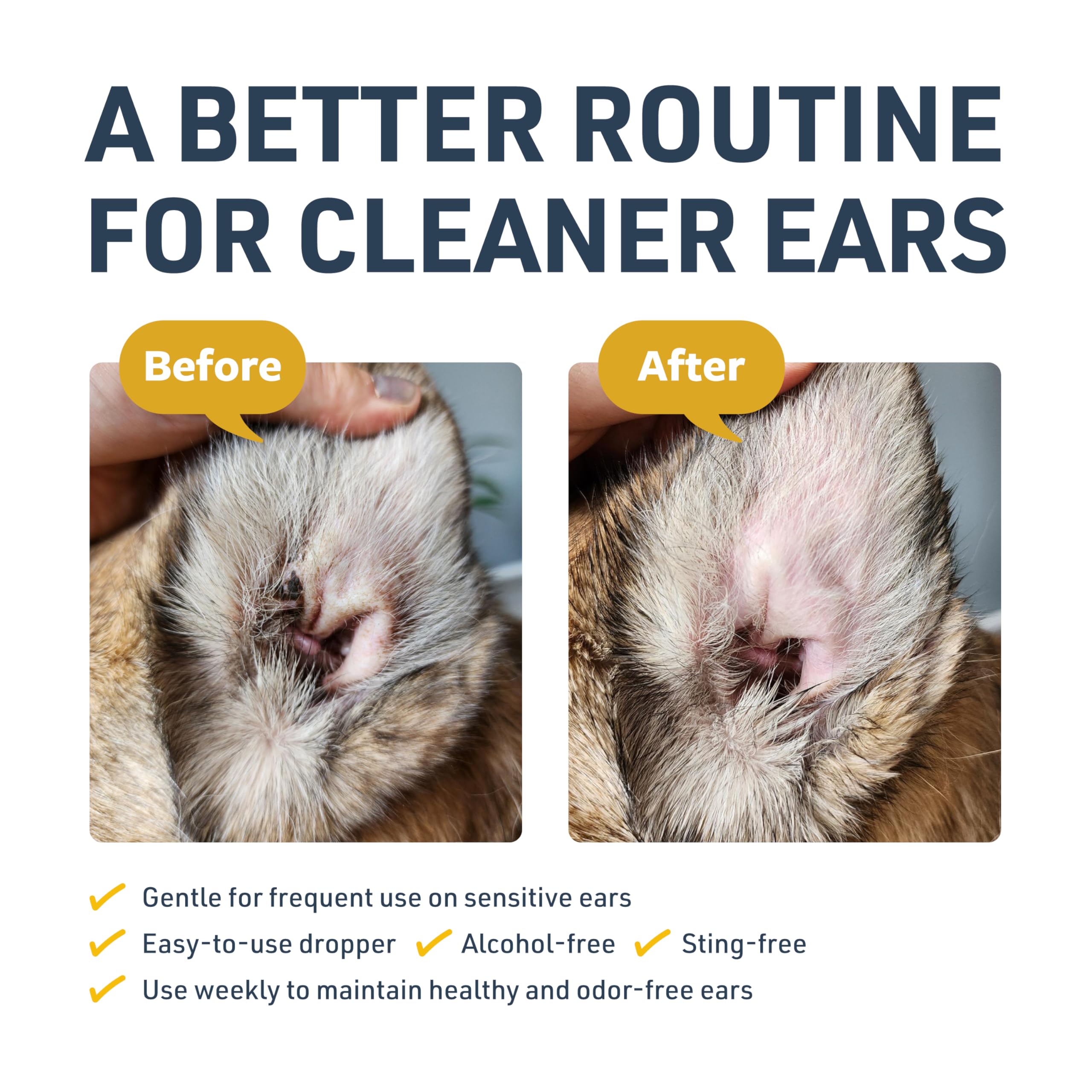 Veterinary Formula Clinical Care Ear Therapy Wipes, 100ct β Cat and Dog Ear Cleaner β Help Relieve Itchy Ears Quickly & Effectively Remove Dirt, Debris, and Foul Odor