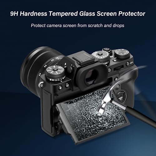 kinokoo Screen Protector for Sony A7R5/A7R V/A9 III Camera, 0.25mm 9H Hardness Sony A7R V/Alpha 7R V/A7RM5/A9M3/A9 III Tempered Glass Film - Anti-Fingerprint & Anti-Scratch (2 Pack)