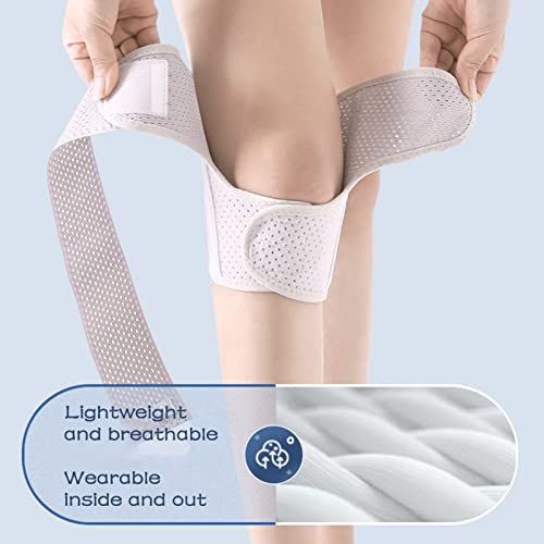MEJORMEN Knee Brace Support with Side Stabilizers, Adjustable Breathable Knee Stabilizing Brace for Meniscus Tear, Arthritis, Tendonitis, Injury Recovery - Pack of 1