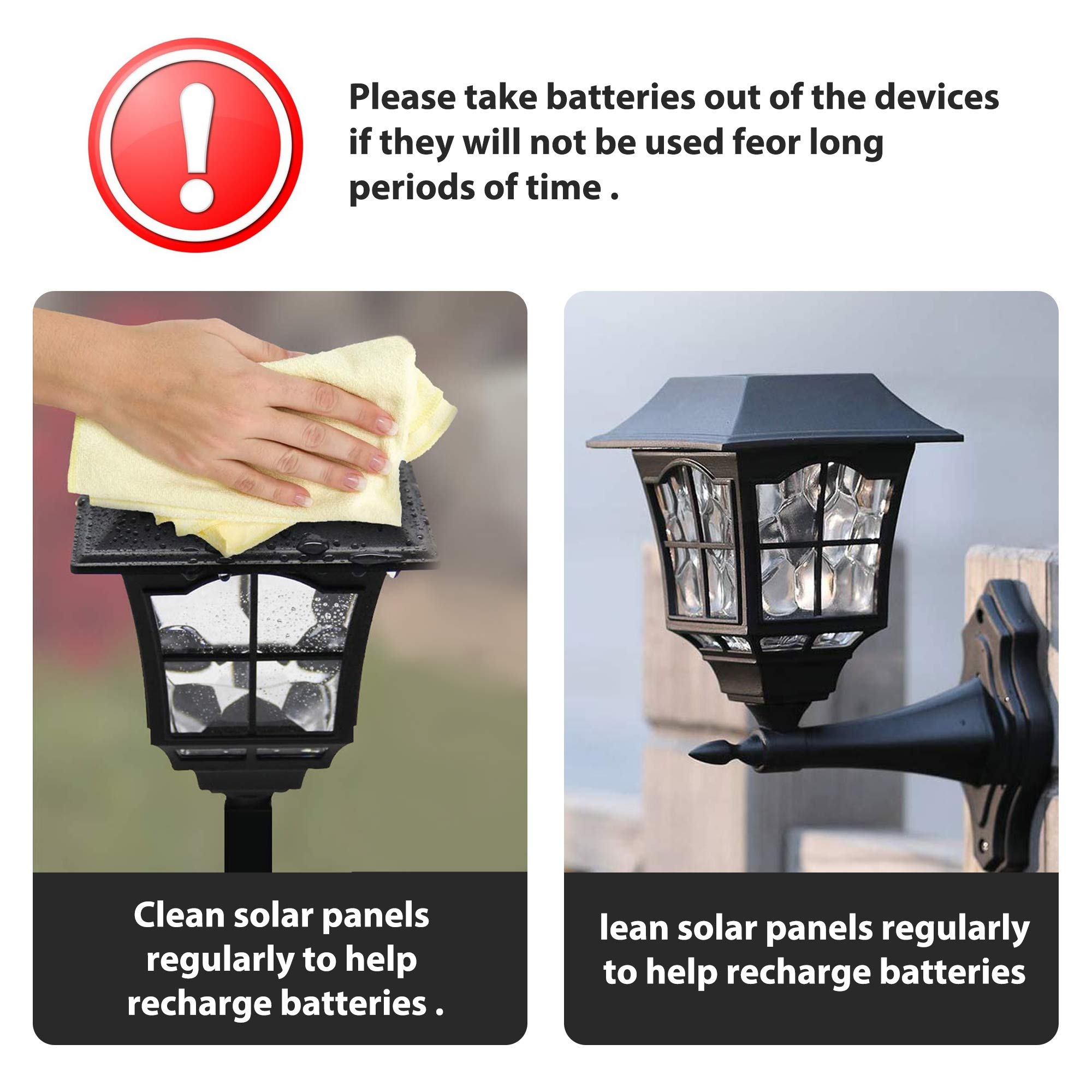 Kruta Solar Lights Batteries AAA 1100mah High Capacity 1.2V Ni-MH Rechargeable AAA Solar Battery for Outdoor Solar Lights, Battery String Lights, TV Remotes (Pack 8)…