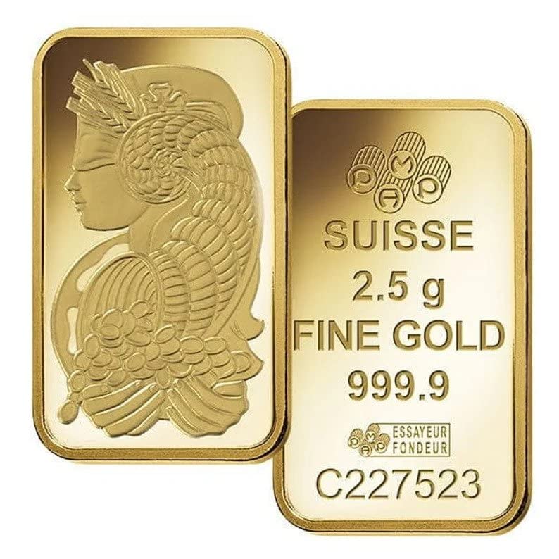 IROLD PAMP 1 Gram 24k GOLD Bar .9999 Fine in Assay from Veriscan Au (2.5 Gram)