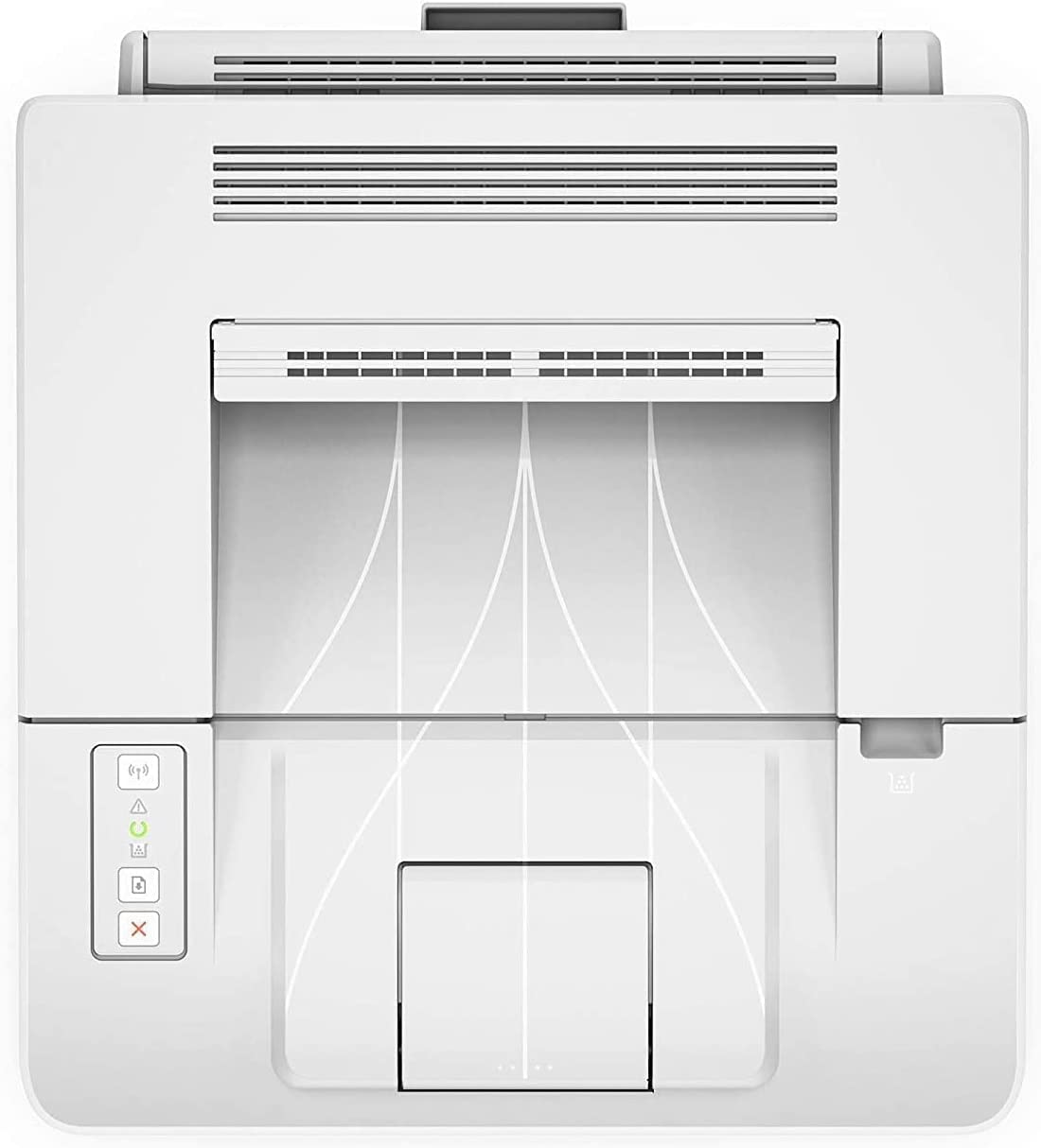 HP Laserjet Pro M203dw Wireless Monochrome Laser Printer Works with Alexa (G3Q47A), Print Only, 1200x1200 dpi, 30ppm, LED Control Panel, Auto 2-Sided Printing, Wi-Fi, Ethernet, Lanbertent USB Hub