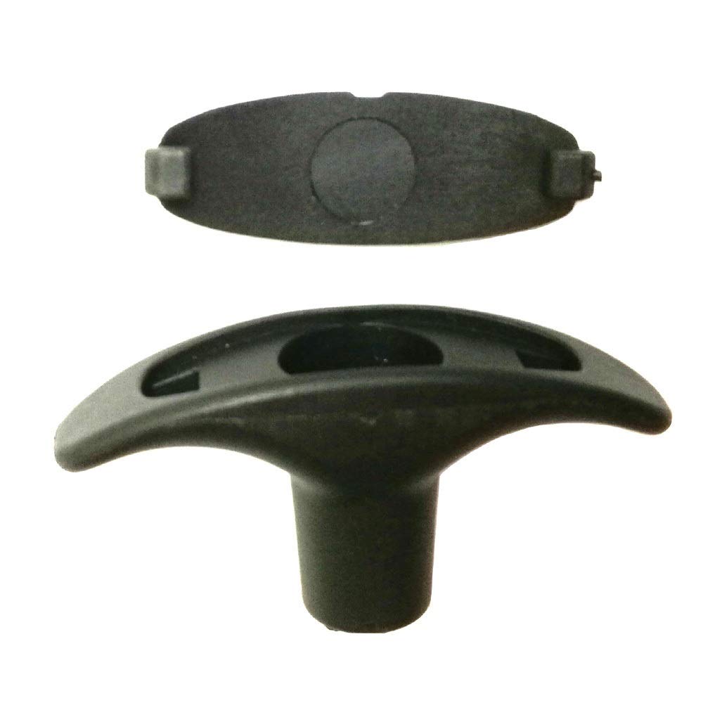 Kayak Rudder T Shaped Handle Cap Rope Handle Rudder Control Systems Accessory (Color : 1PC)
