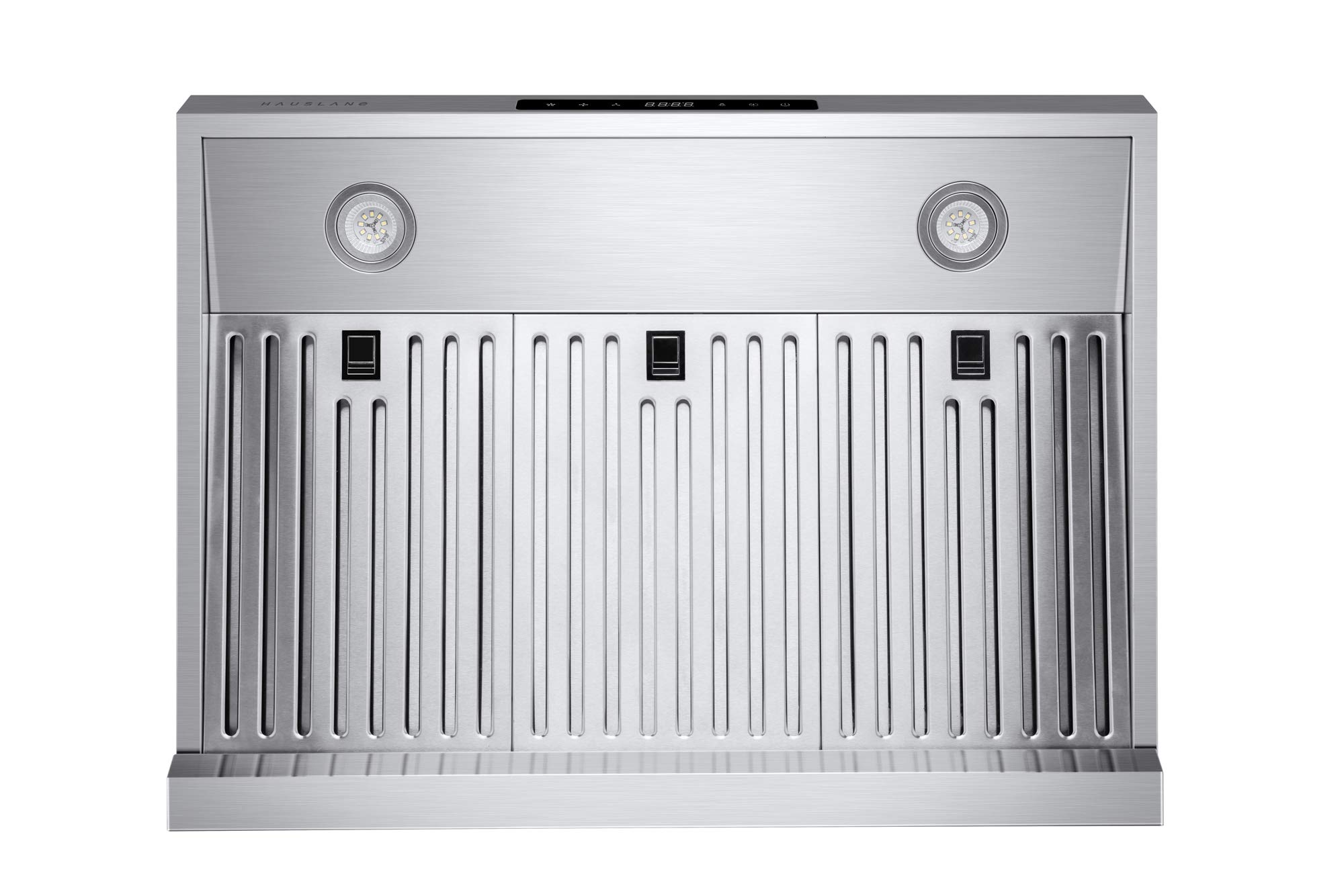 Hauslane | Chef Series 30β PS10 Under Cabinet Range Hood | PRO PERFORMANCE | Stainless Steel Electric Stove Ventilator | 3 Speed Exhaust Fan, Bright LED Lights & Delay Auto Shut-Off