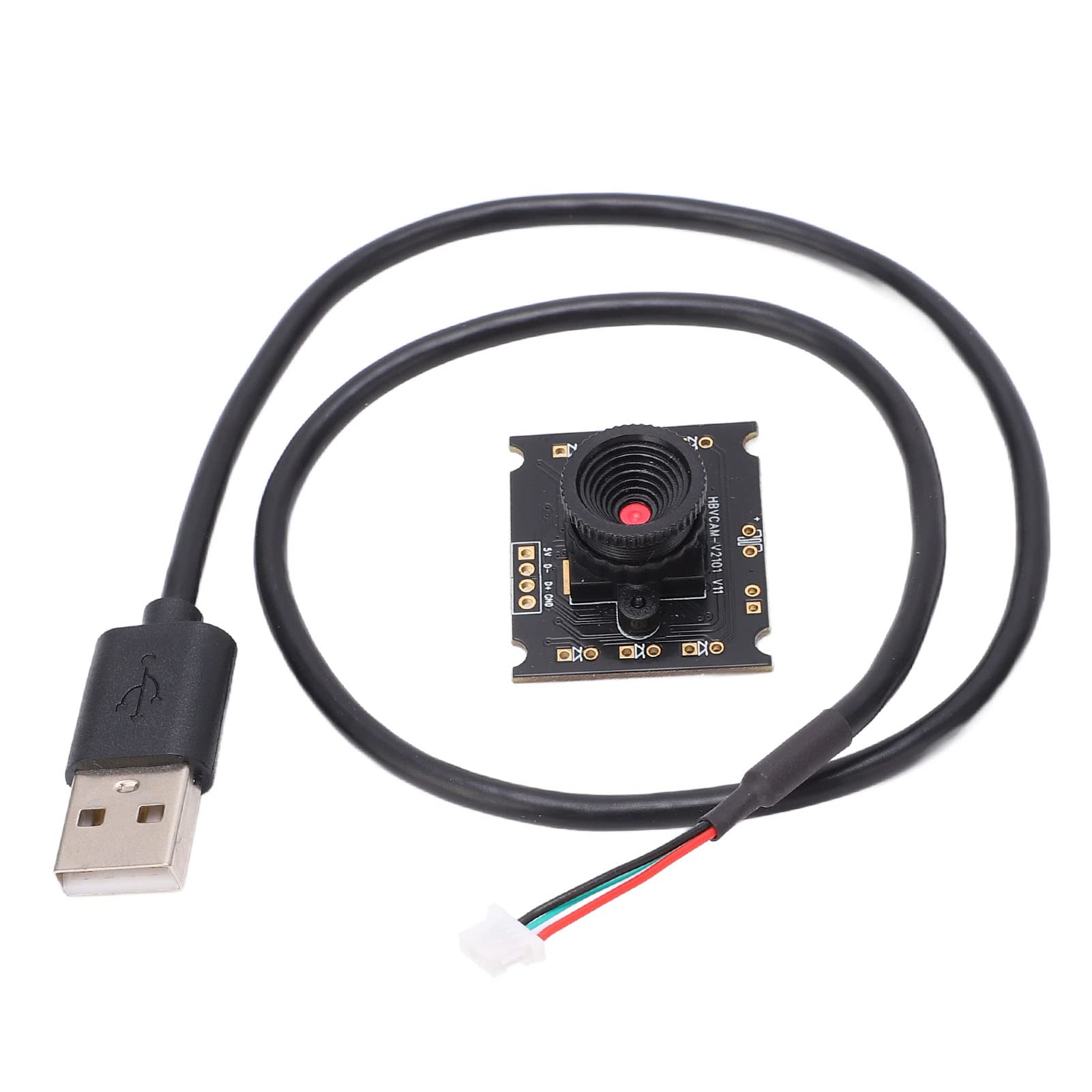Oumefar Webcam Board, USB Webcam Board 50° Field of View Distortion Len for QR Code Scanning Camcorder