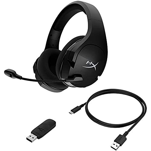 HyperX Cloud Stinger Core β Wireless Lightweight Gaming Headset, DTS Headphone:X spatial audio, Noise Cancelling Microphone, For PC, Black