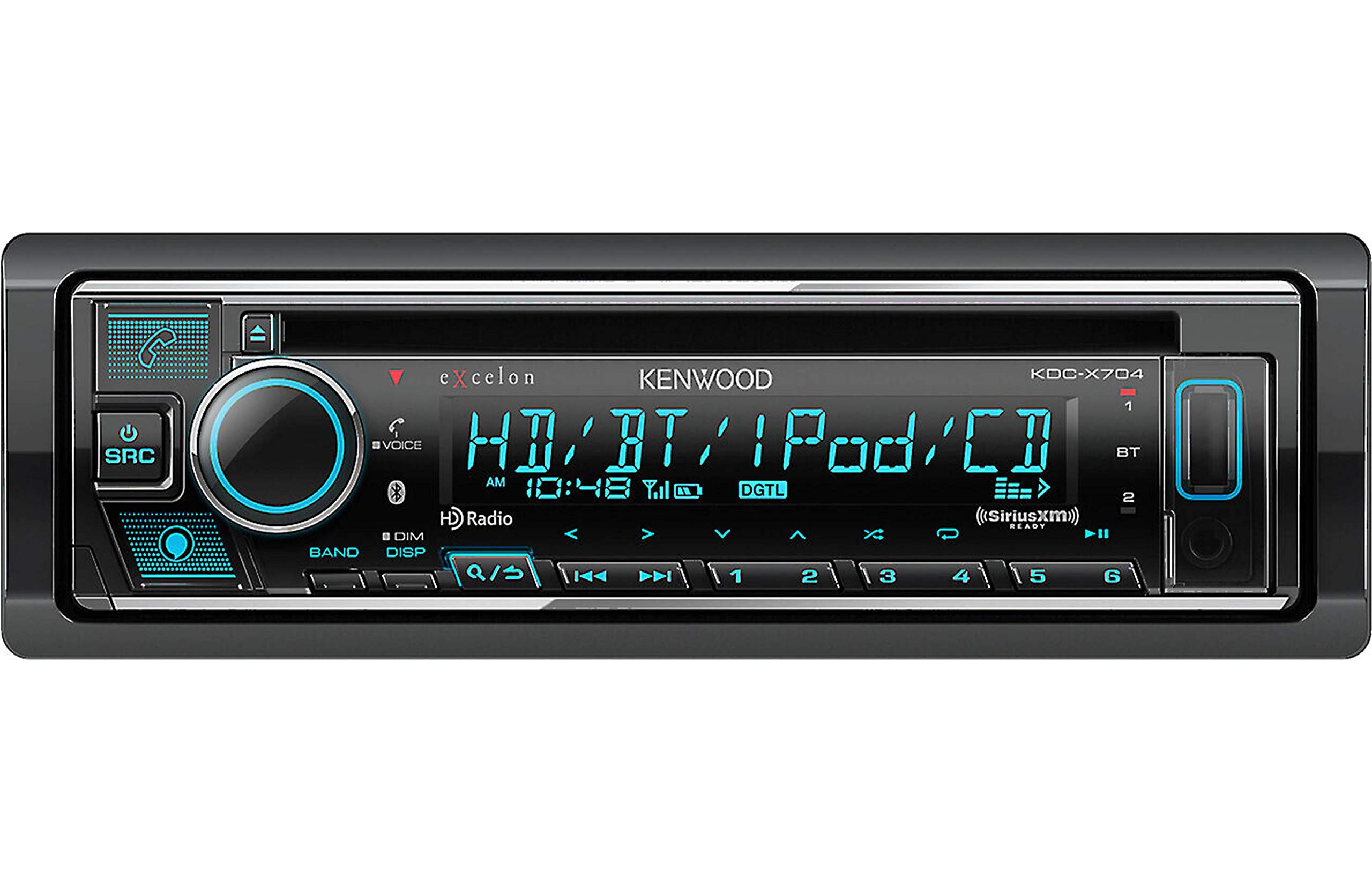 Kenwood eXcelon KDC-X704 CD Receiver with Alexa