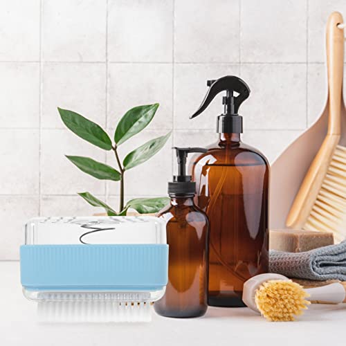 LIFKOME Foaming Soap Box with Soap Dish Multifunctional Soap Box Holder with Roller Brush Soap Tray Soap Saver Case for Travel Bathroom Kitchen Soap Storage Laundry Box