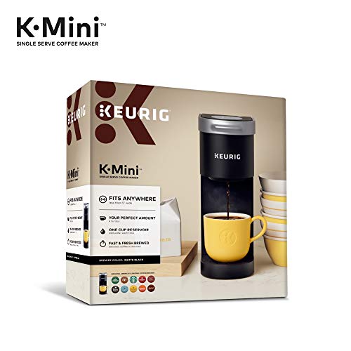 Keurig K-Mini Single Serve Coffee Maker with Twinings of London English Breakfast Tea K-Cup Pods, 24 Count