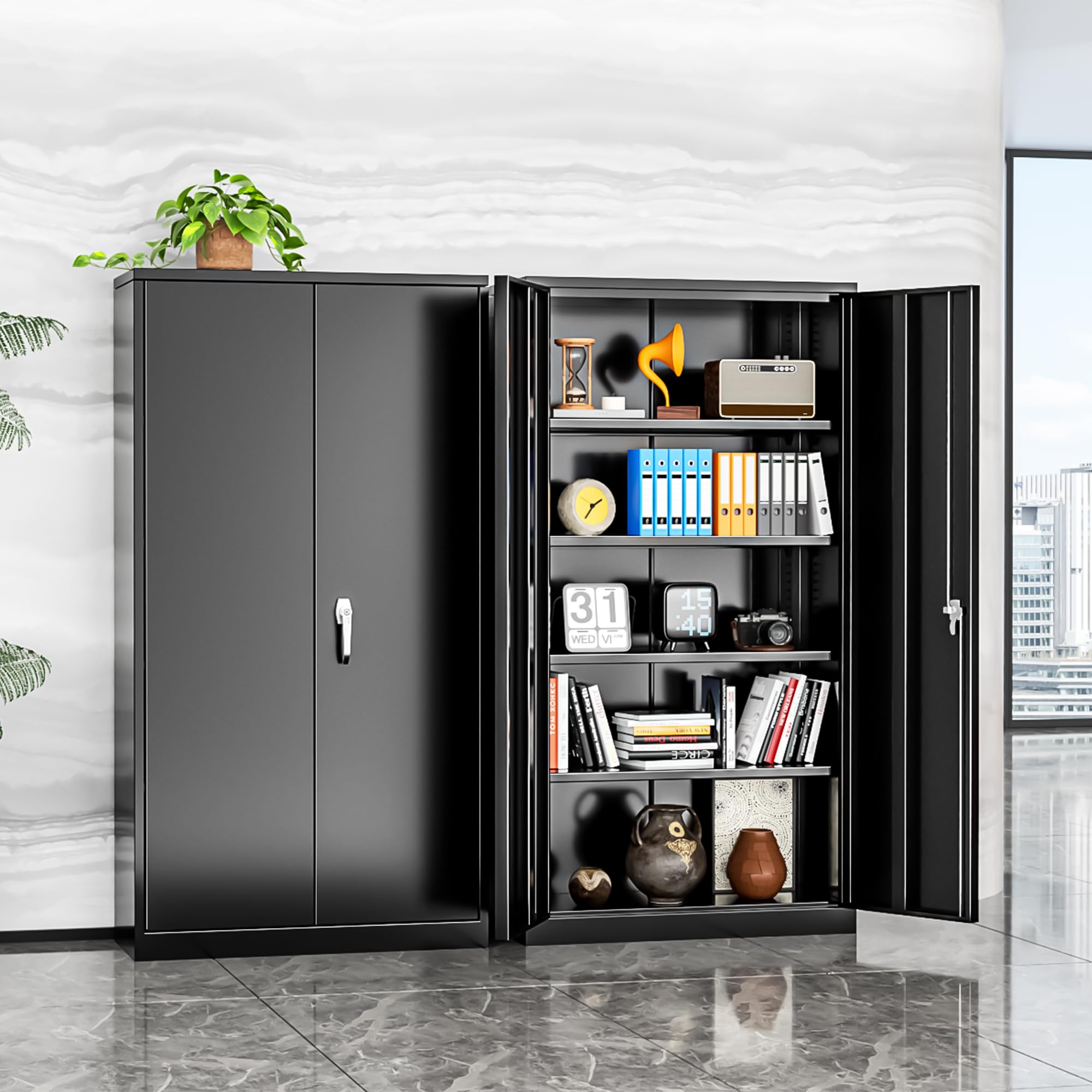 INTERGREAT Metal Locker for Bedroom,Steel Storage Lockers for Toys,Clothes