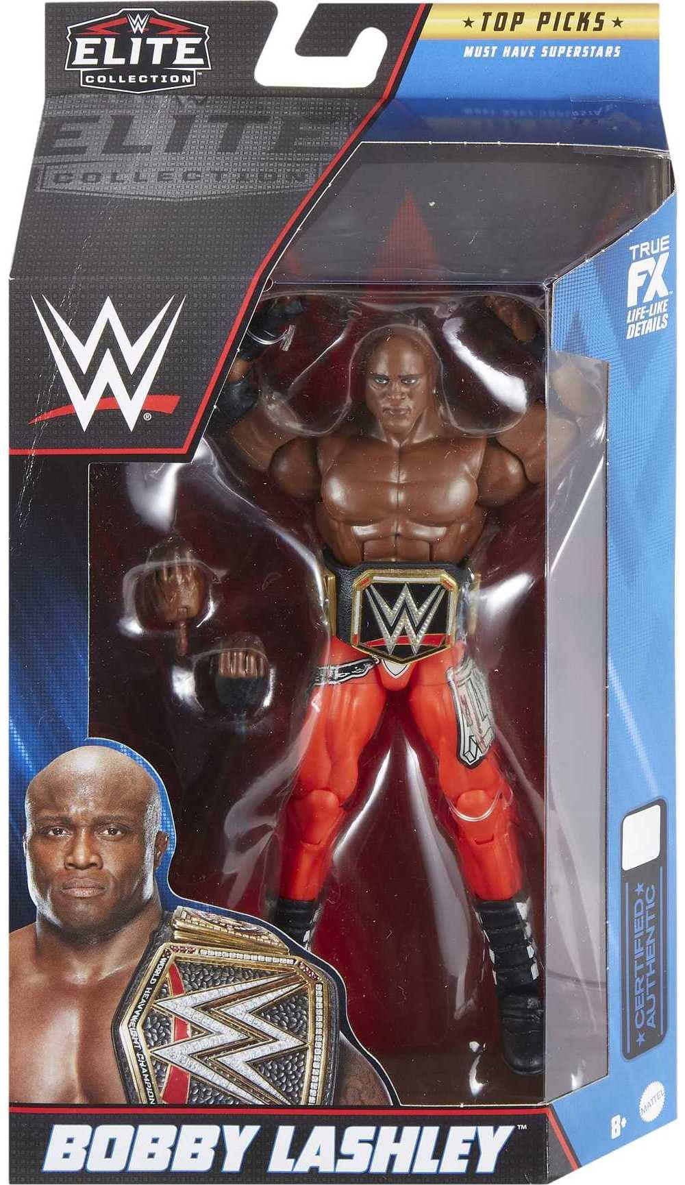Mattel WWE John Cena Top Picks Elite Collection Action Figure, Articulation & Life-Like Detail, Interchangeable Accessories, 6-in