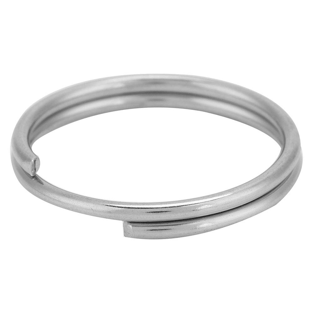 Key Chain Rings, Stainless Steel Small Key Rings, Portable 10Pcs Compact Size Outdoor Use Diving Use for Organizing Keys