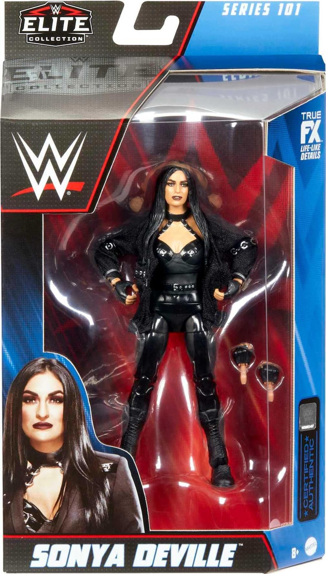 Mattel WWE Sonya Deville Elite Collection Action Figure, Deluxe Articulation & Life-like Detail with Iconic Accessories, 6-inch