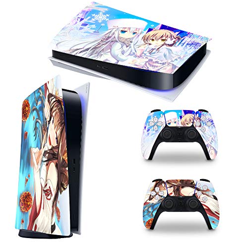 Kantai Collection 16+ - PS5 Standard Edition Skin Console - PS5 Standard Edition Controller Skin Cover Vinyl Decal Protective