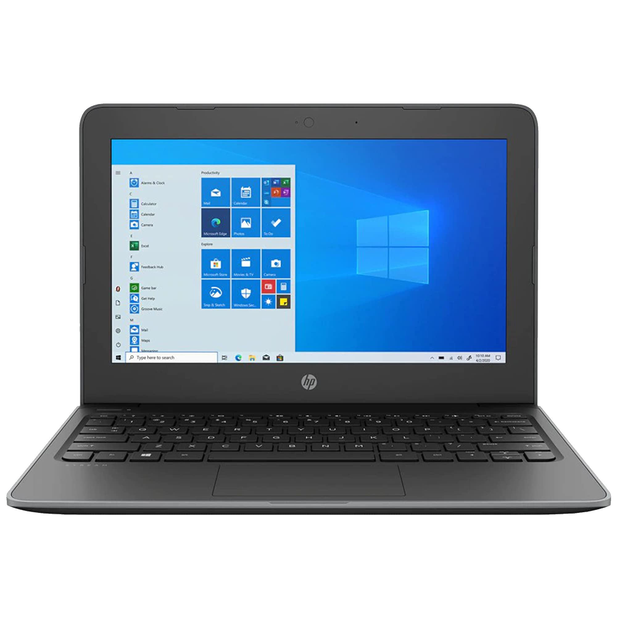 HP Stream 11 Pro G5 11.6-inch Laptop - Intel Celeron N4020 Processor 4GB RAM 64GB eMMC WiFi5 1 Year Office365 Win10 Pro Black (Renewed)