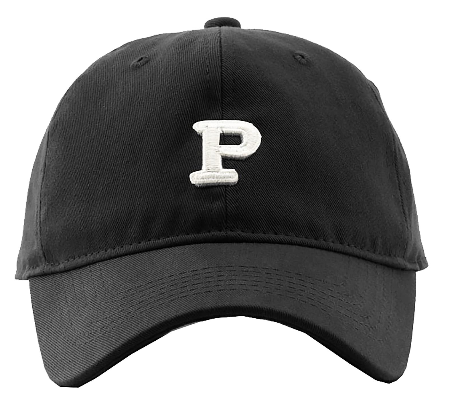 Men Women Letter Embroidered Baseball Cap, Cotton Adjustable Strap Outdoor Casual Hip Hot Hats Black