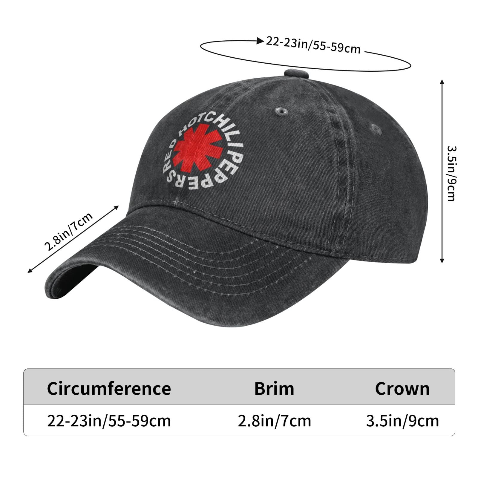 JXxyall Fashion Washed Plain Baseball Cap Adjustable Classic Retro Cowboy Hat Dad Hat for Unisex-Adult Black,One Size