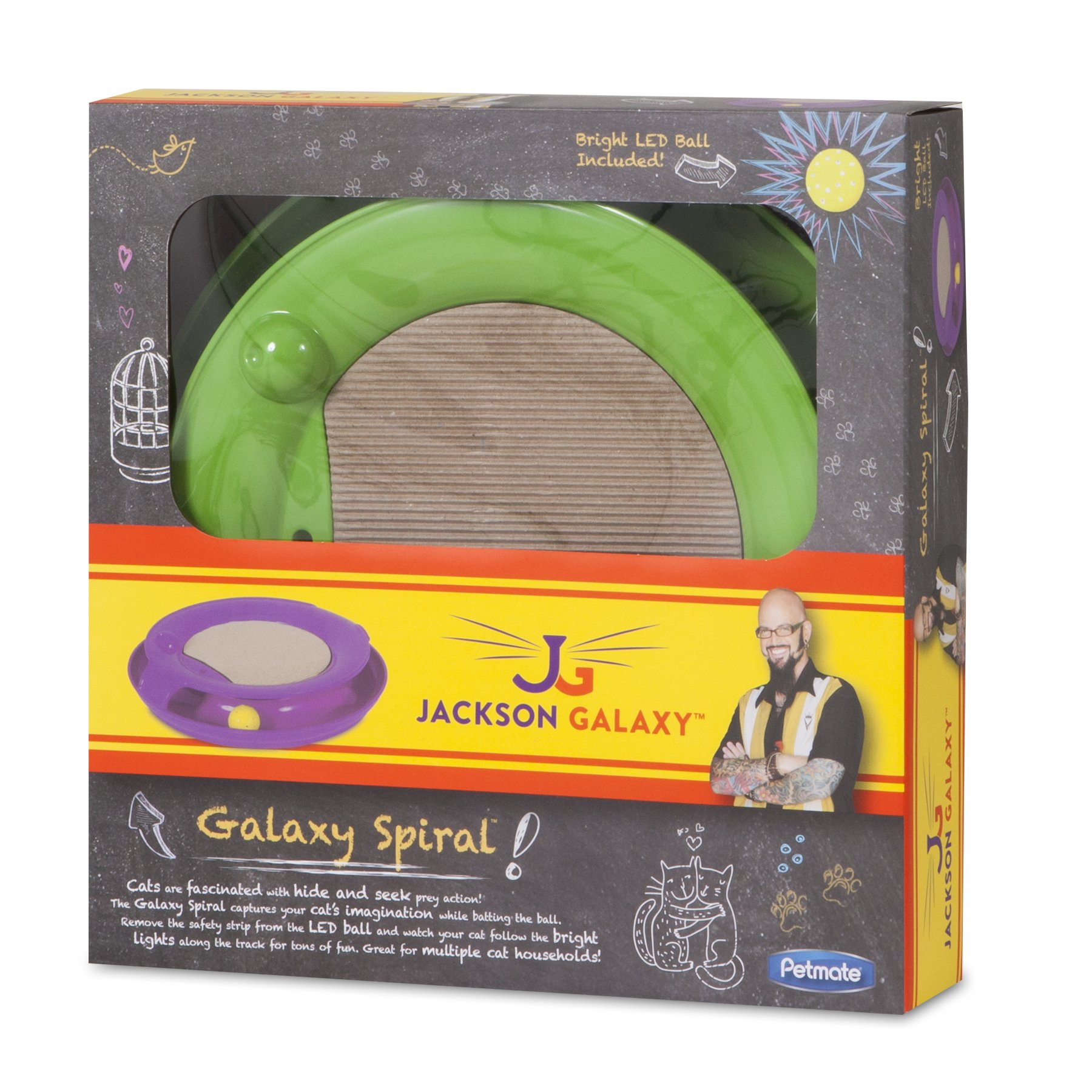 JACKSON GALAXY SPIRAL - ASSORTED COLORS