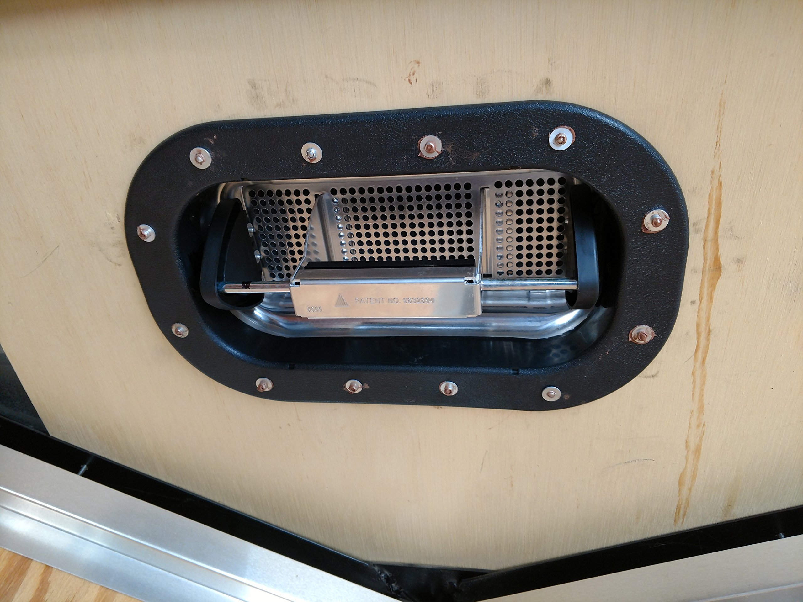 Horse Trailer Roof Vent Aluminum Low Profile Popup Air Flow Camper, RV, Trim Ring & Gasket