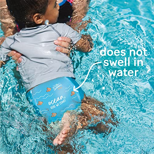 Huggies Little Swimmers Disposable Swim Diapers, Size 4 - Medium (22-37 lbs), 36 Ct (2 packs of 18), Packaging May Vary