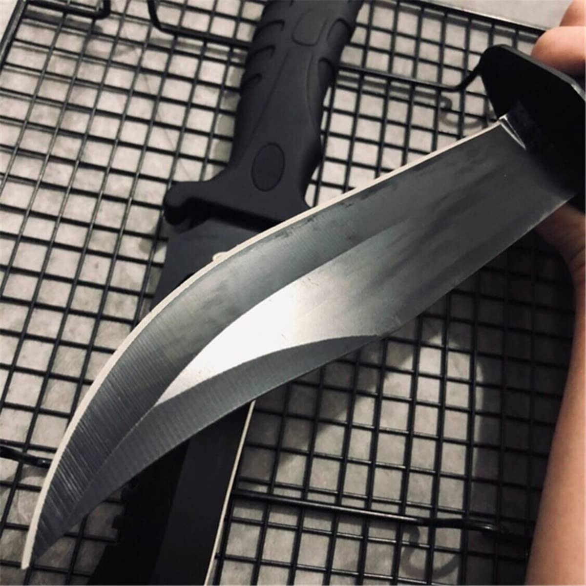 Link Knife Fixed Blade Knife with wood Handle+sheath for Outdoor ,fishing