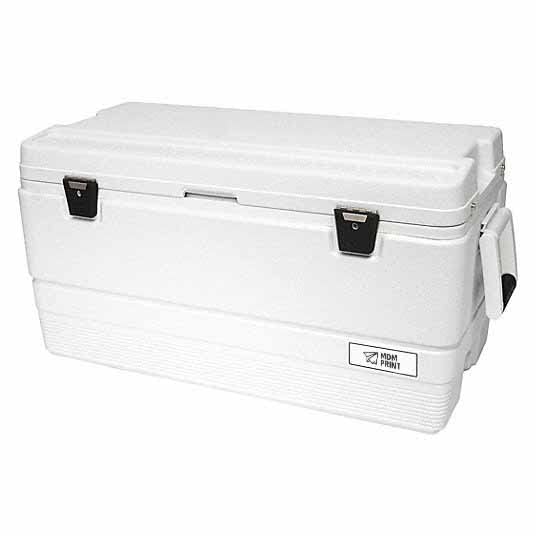 Marine Chest Cooler, 94.0 qt. Cap., White