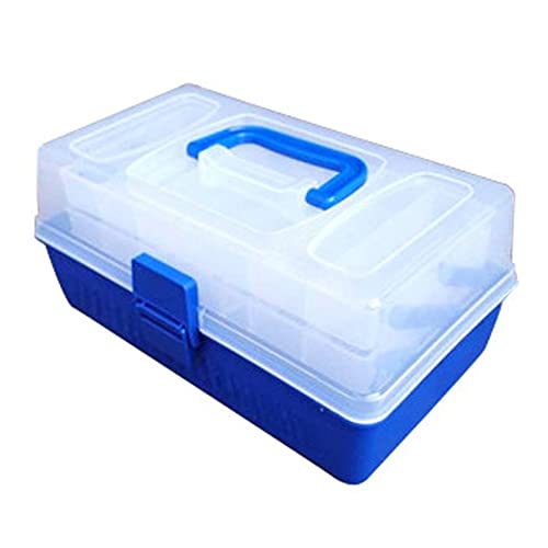 MEFESE Blue Fishing Suitcase Multi-Purpose Box Tool Bait Box Fishing Gear Box Bait Box
