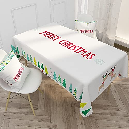 Nordic Style Colorful Dots Tablecloth Dinner Table Cloth Waterproof Rectangular Table Cover for Kitchen Living Room Mantel Mesa A4 140x210cm