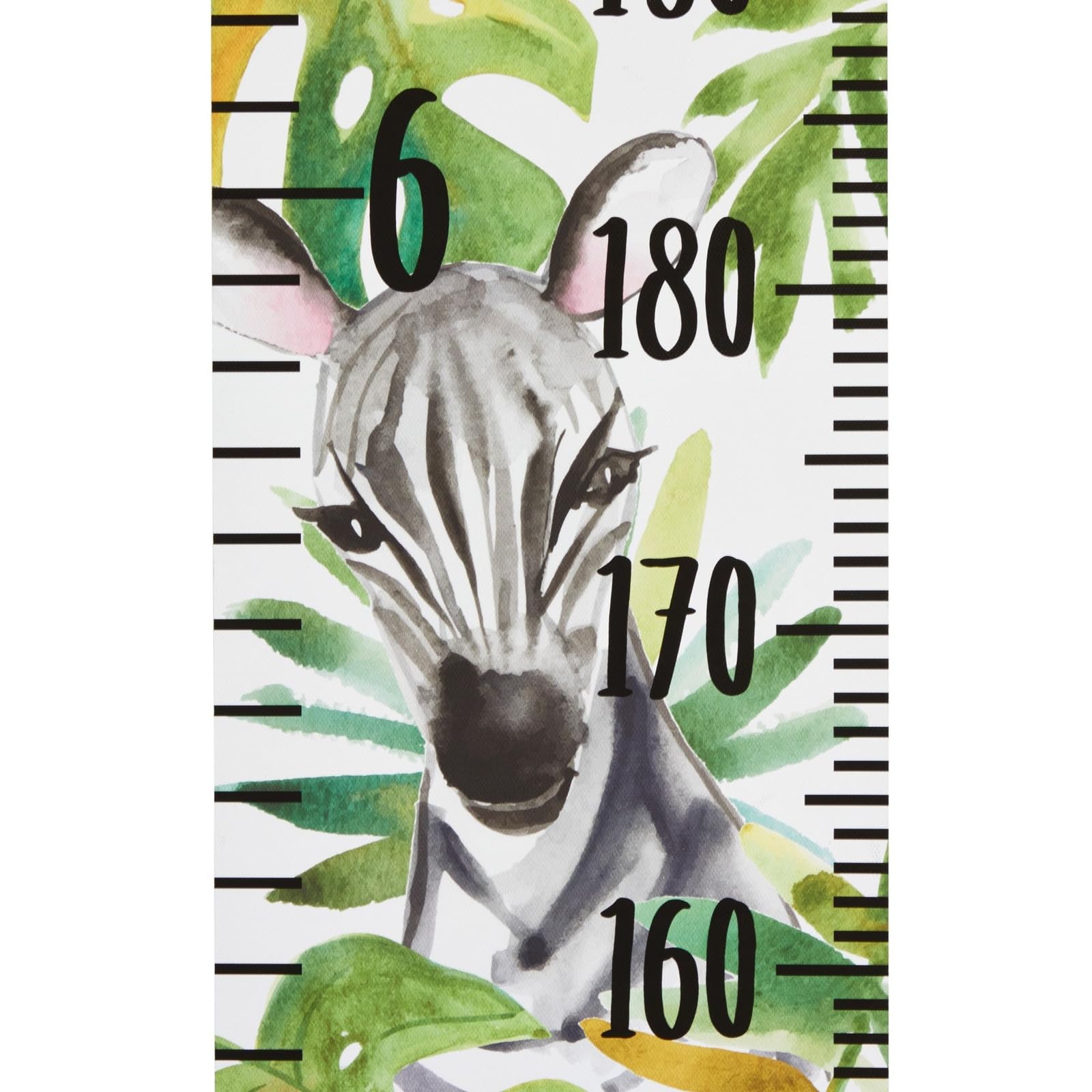 Juvale Safari Height Chart for Nursery and Bedroom Decor, 6.5 ft Growth Tracker for Wall (Jungle Design)