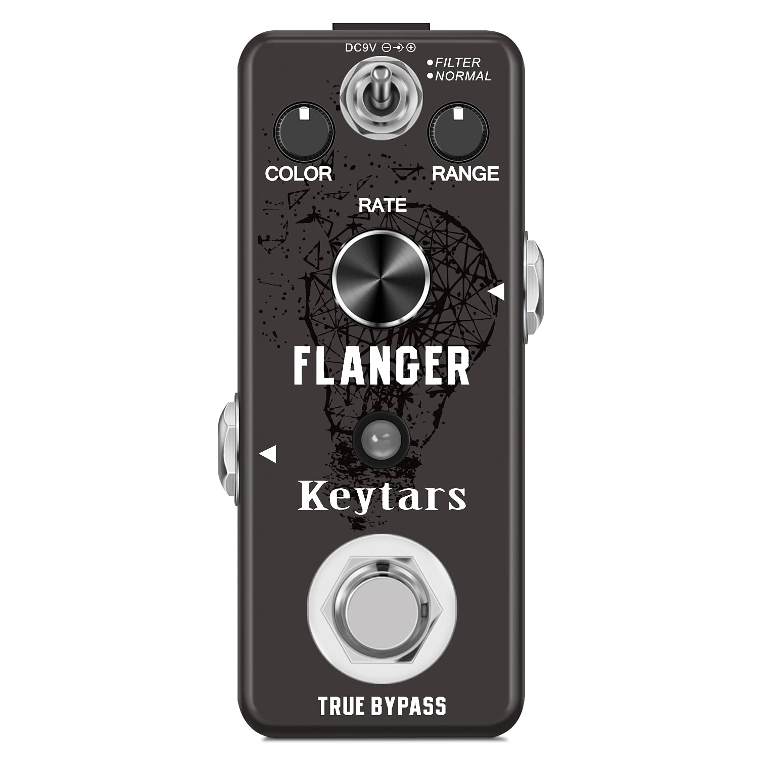 Keytars Guitar Flanger Vintage Pedal Classic Analog Effect Pedals Filter & Normal Modes Mini Size True Bypass