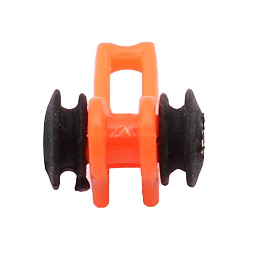 Journey studio 10 Pcs Fishing Hook Keepers Bait Holders Fish Rods Tackle Accessory, As description, Orange
