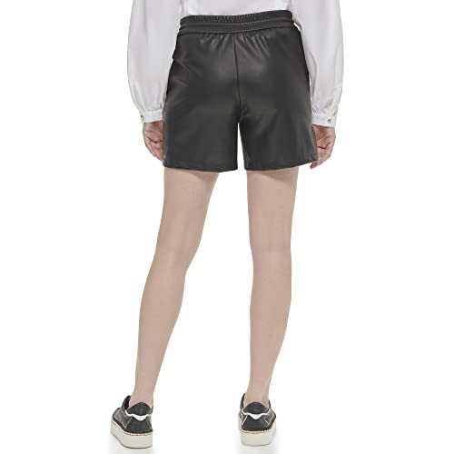 KARL LAGERFELD PARIS Women's Everyday Sports Shorts, Black, Large