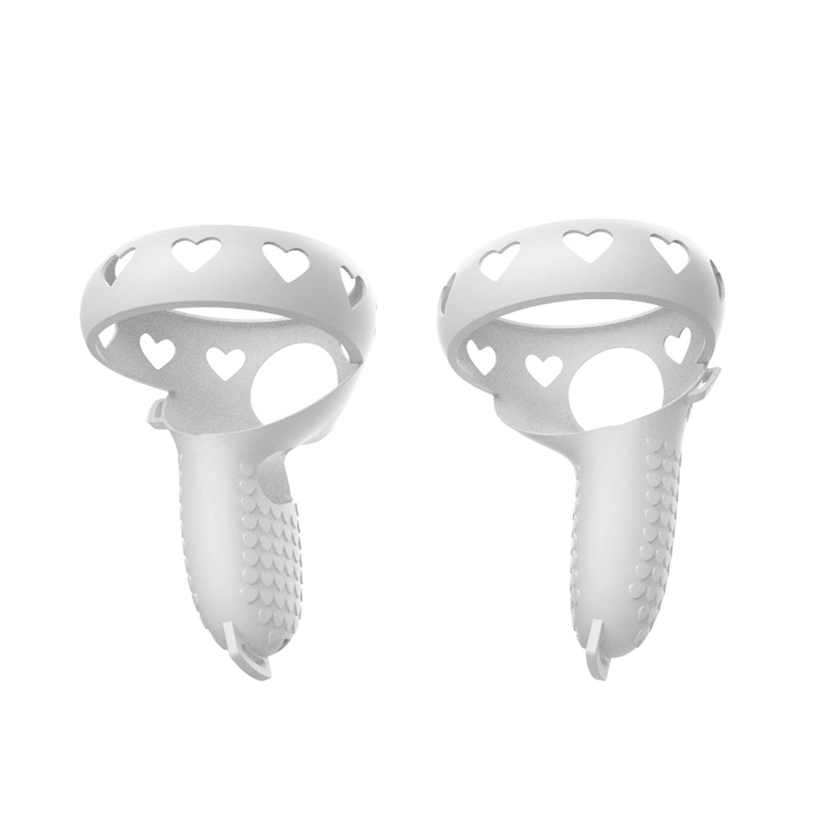 LeeCAE Silicone Grip Cover Silica Gel Protection Sleever Sweat-Proof Handle Grip Case Protector VR Accessory Compatible with Quest 2