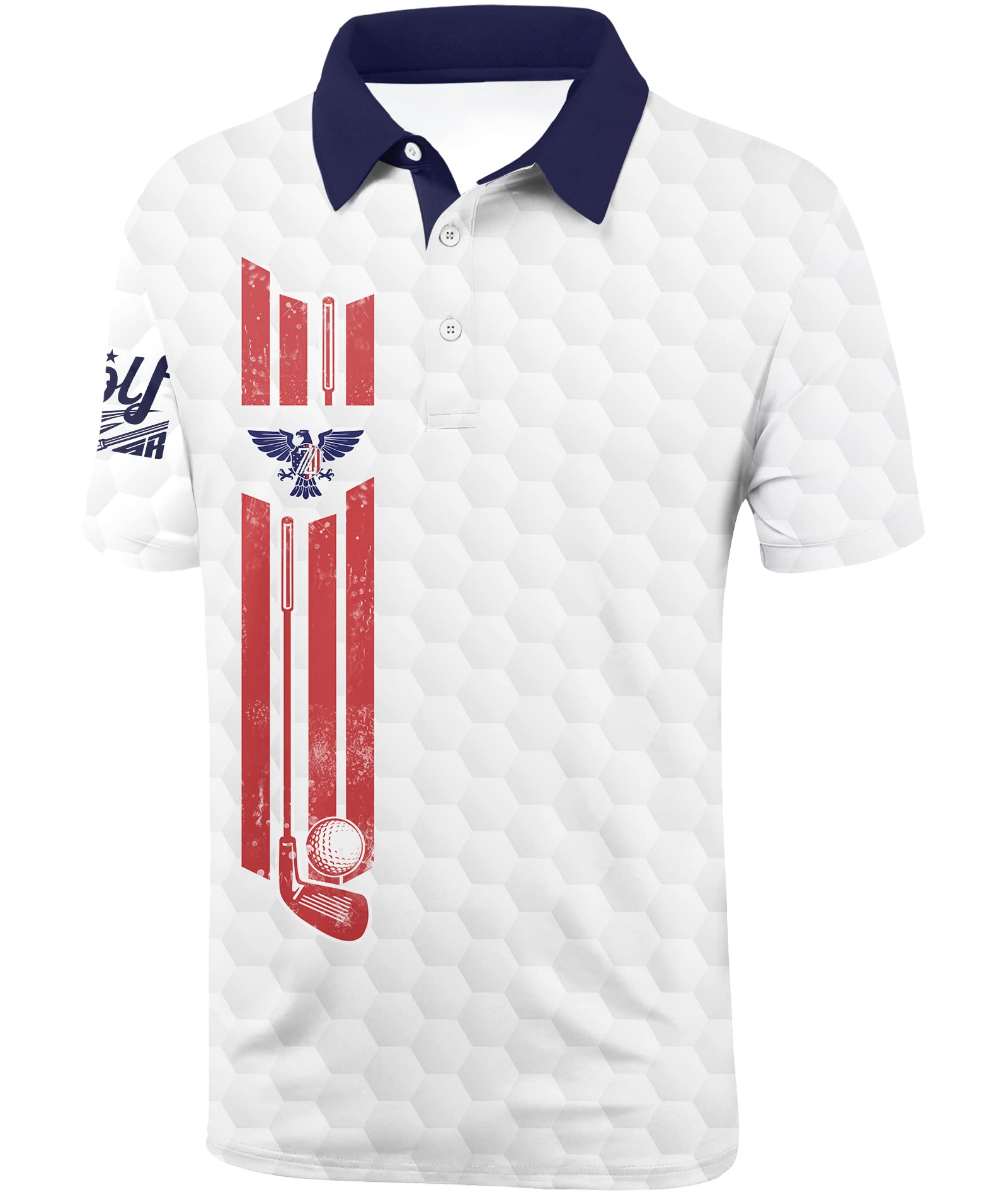 Little Beauty Golf Polos for Men Short Sleeve Casual Summer Polo Mens T Shirts