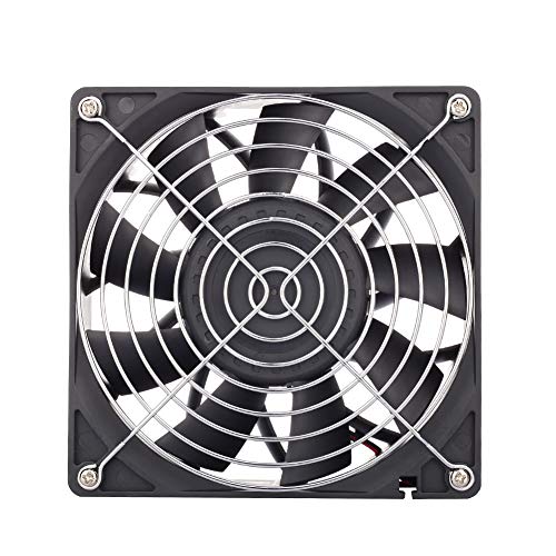 KEYFANCLUB High Airflow 140mm x 38mm DC Powerful Fan 12V 209CFM Cooling for Mining Machine 5.5Inch 14038