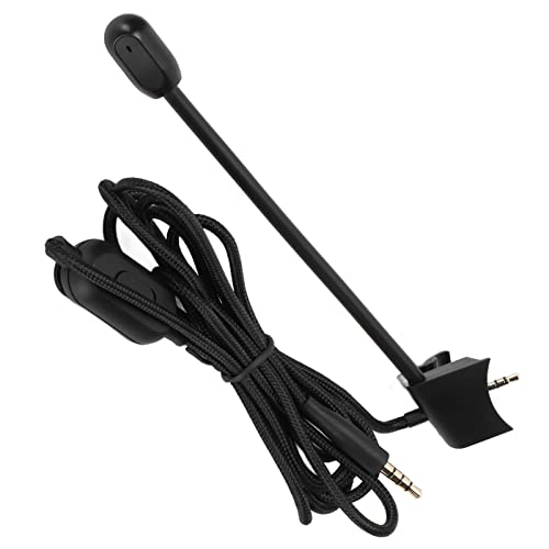 Kafuty-1 Replacement Audio Cable,Professional Microphone Cable Replacement Cord Cable for QC35 I II Wireless Gaming Headset,Volume Adjustment,Mute Switch