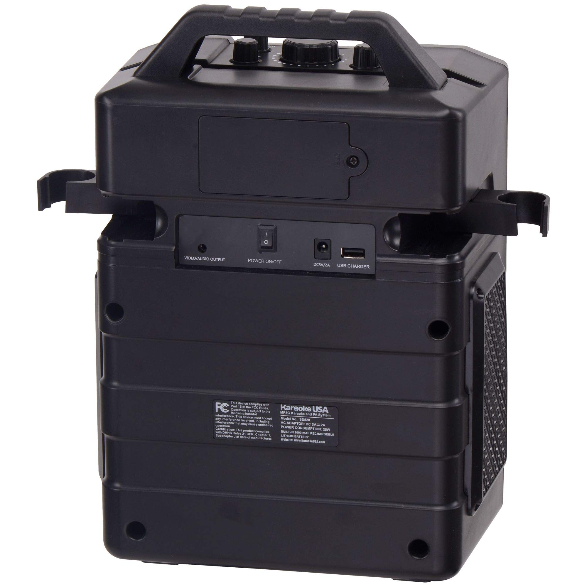 Karaoke USA Karaoke (SD520),Black