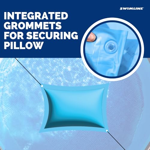 SWIMLINE HYDROTOOLS Air Pillow For Above Ground Pools Cover Winterizing 3-Pack | 4 x 4 ft Cushion Swimming Pool Closing Winter Kit | Cold Resistant Ice Equalizer Thick Pillows Accessories | 1144 ACC44