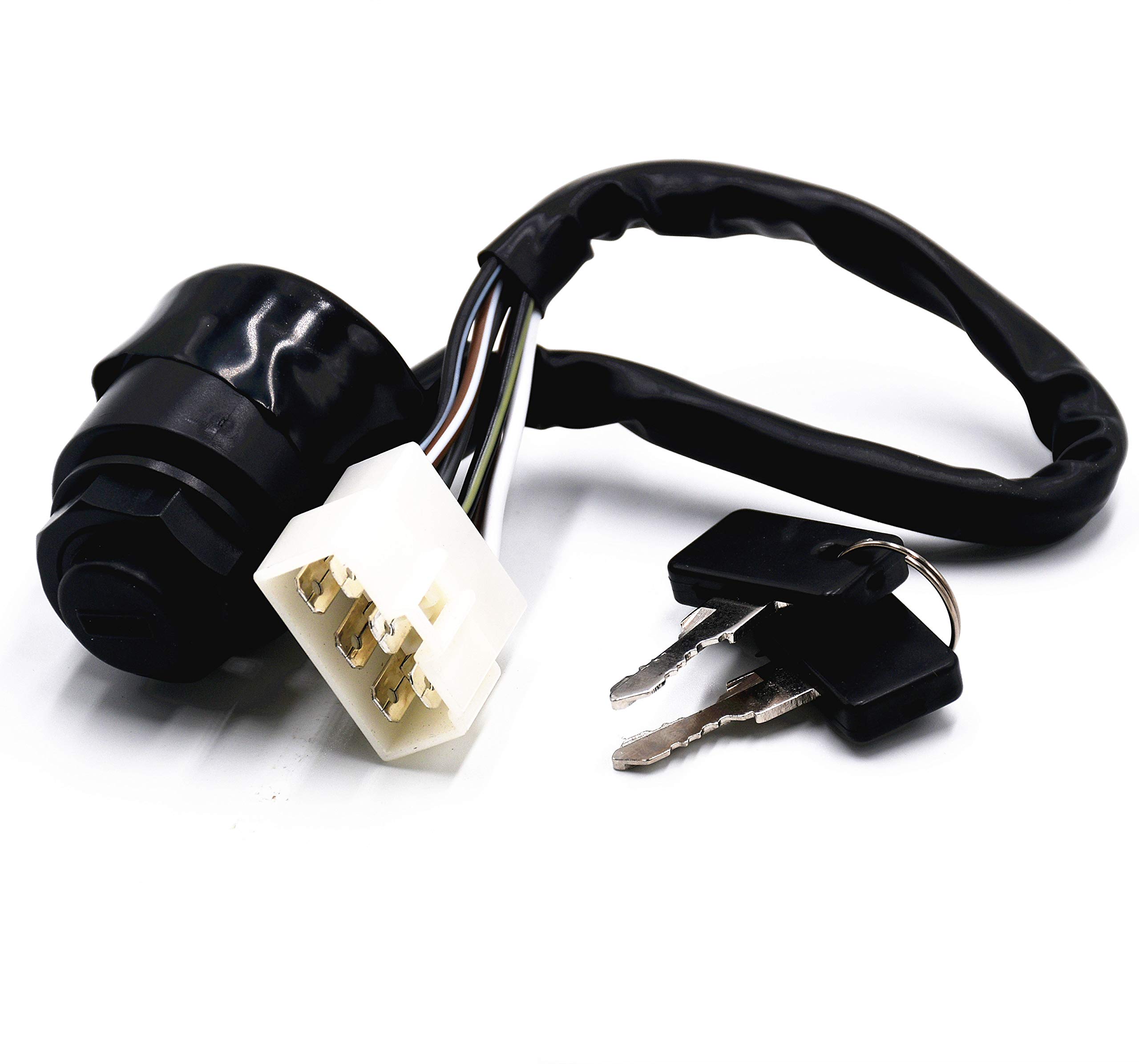Ignition Switch 27005-0011 for Kawasaki Mule 500/550 / 520/600 / 610 / SX / 2010/2020 / 2500/2510 / 2520/4000 / 4010 1990-2018 Mule 2010 Mule SX (Replaces 27005-0011 & 27005-1146 & 27005-1191) W34