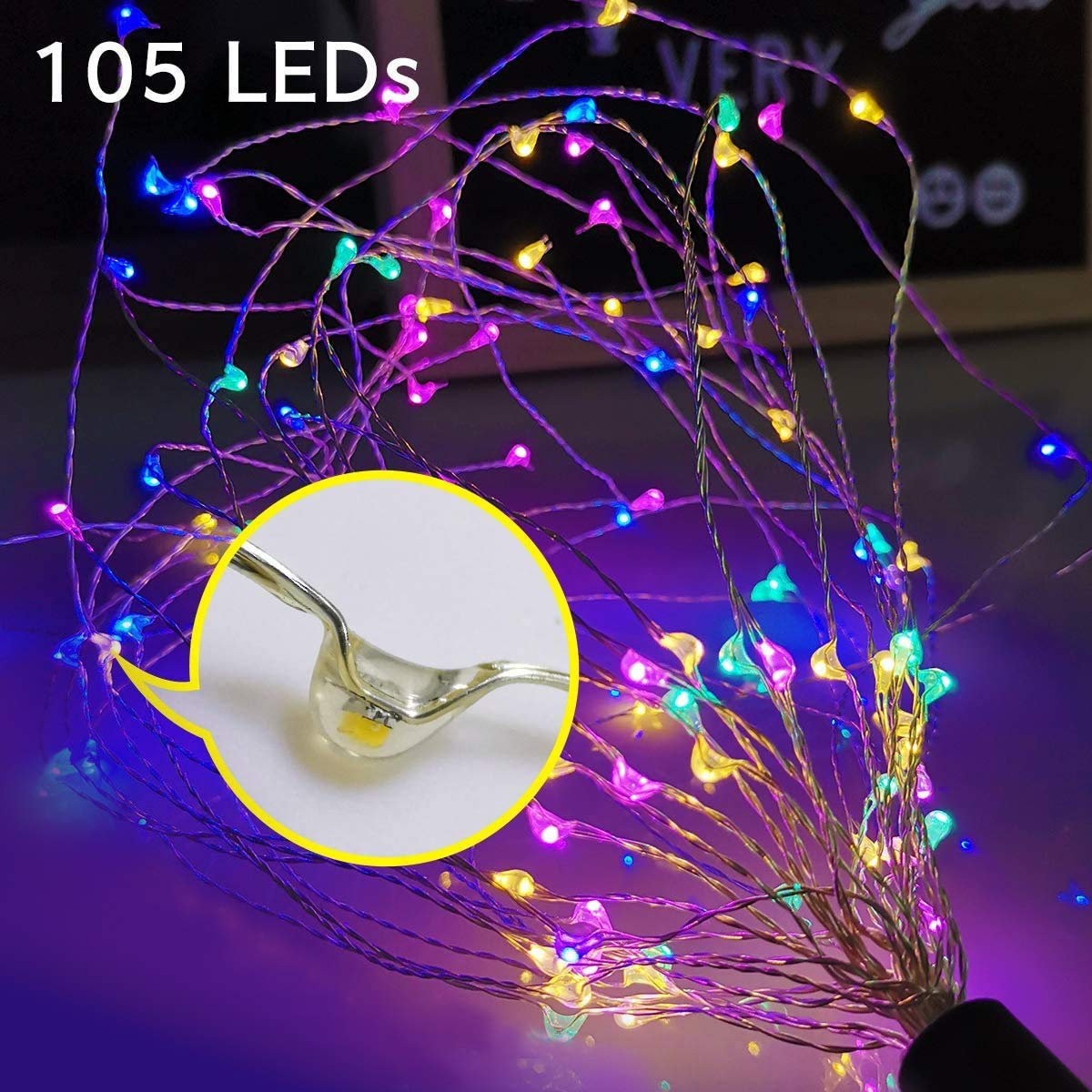 INDARUN Solar Garden String Lights (Firework-3)