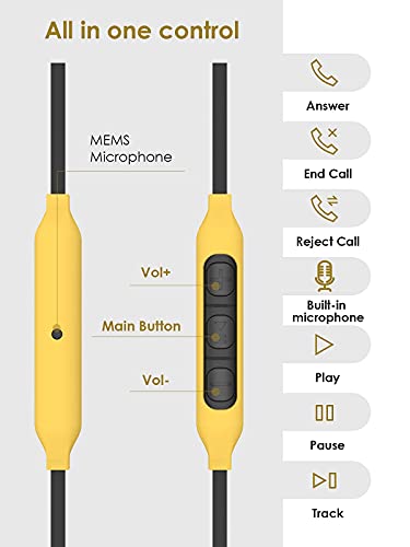 iPhone Headphones Wired with Lightning Connector, Wired Earbuds for iPhone,Apple MFi Certified Earphones with Microphone & Volume Control,Compatible for iPhone 14/13/12/11/Pro Max/XR/XS/X/8/7/SE