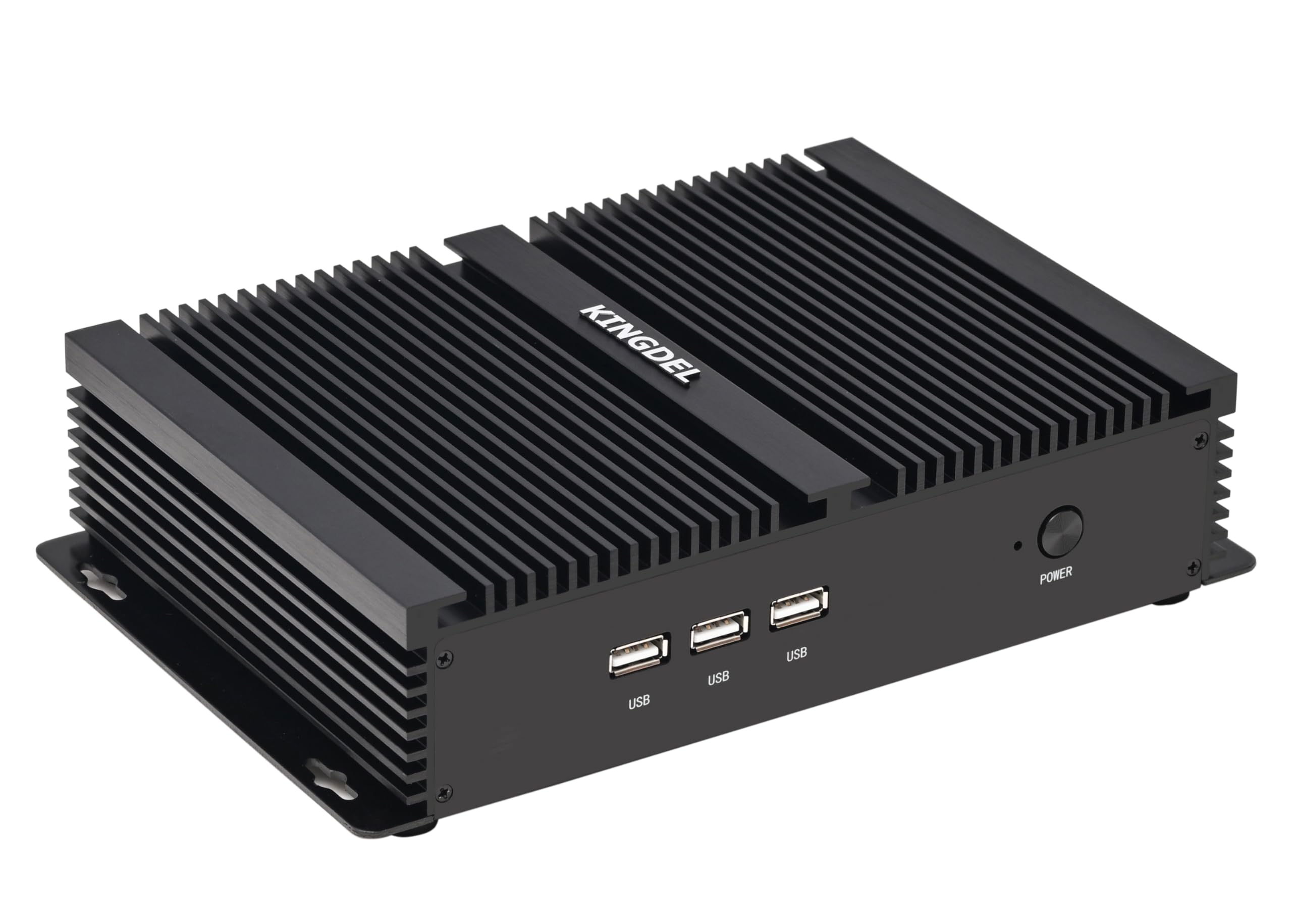 KINGDEL Powerful Fanless Mini PC with Intel i7 12th Gen. 10 Cores 4.7Ghz CPU, 16GB RAM, 1TB NVMe SSD, Wi-Fi 6E + BT 5.2, 4K: 4096 x 2304, HD Port, Gigabit Ethernet, W-11 Pro
