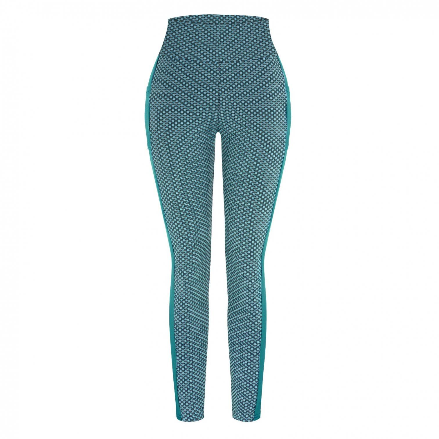 Leggings with Pocketss for Women Butt Lifting Tummy Control High Waisted Running Sports Pants Exercise Leggings Green