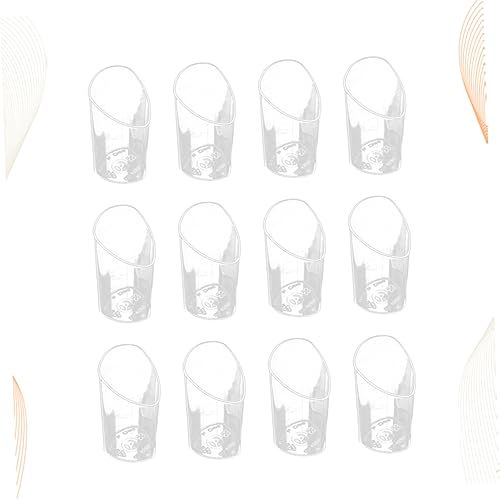 SWOOMEY 25pcs fruit containers clear cake containers clear cups disposable individual cheesecake cups clear dessert pots party Treat Cups plastic cup mousse cup dessert bowl food soup cup