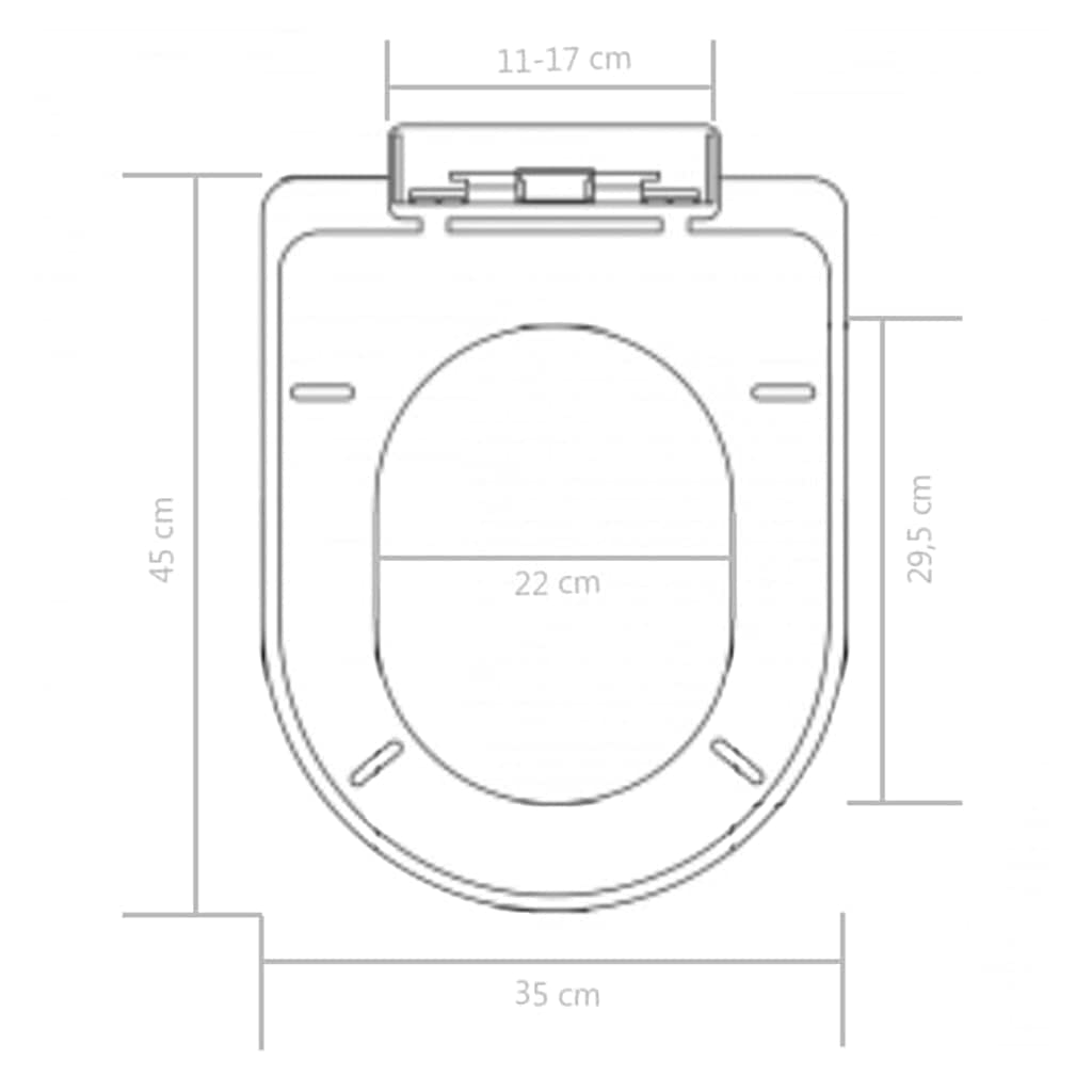 VRAXO Soft-close Toilet Seat with Quick-release Design Black,Toilet & Bidet Seats-2.95lbs