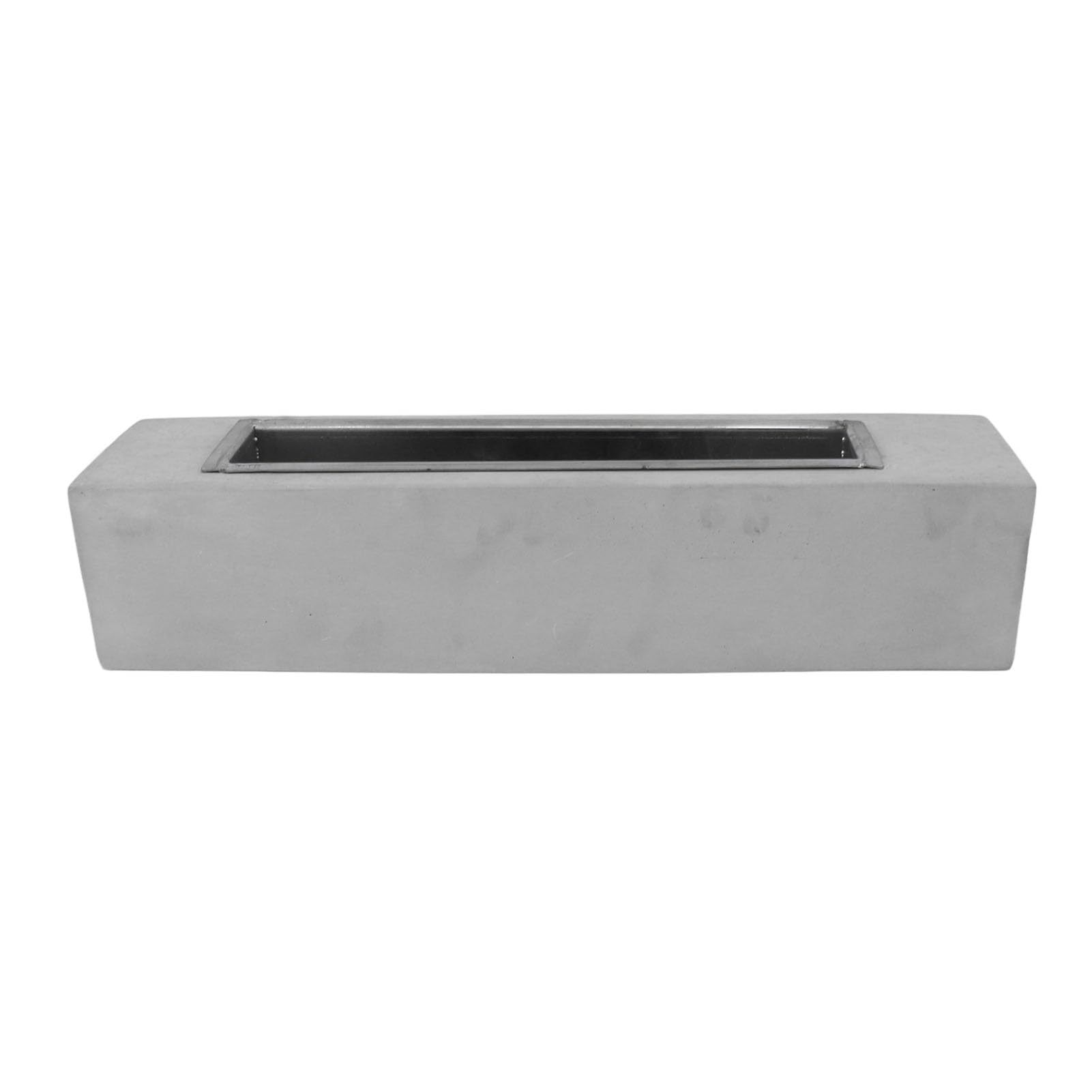 ICRPSTU Fireplace Indoor Table Fireplace Hot Cement Stainless Steel Real Fire Effect for Home