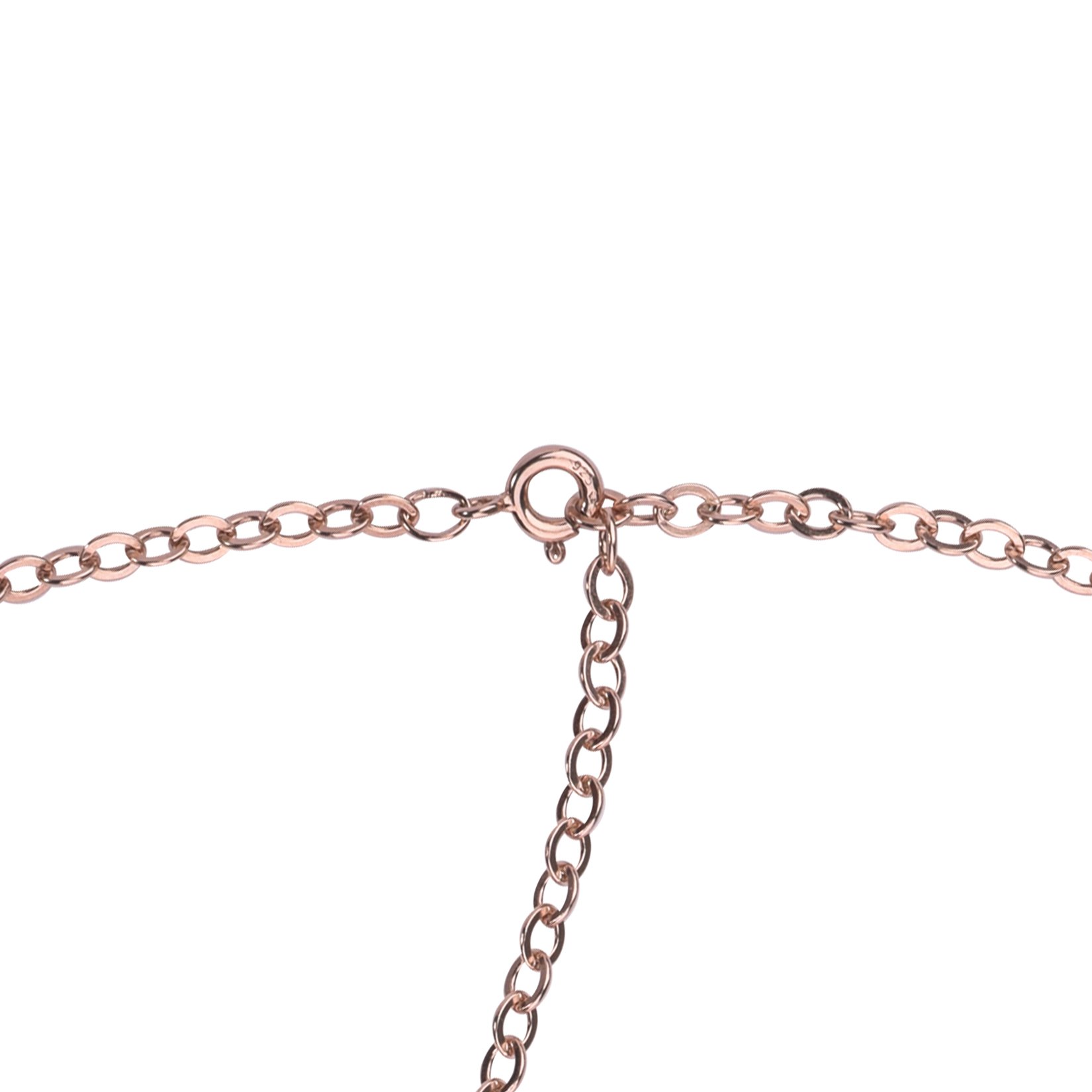 Loving Family Rose Gold 1-1/4" Heart - 24" Chain Locket Necklace