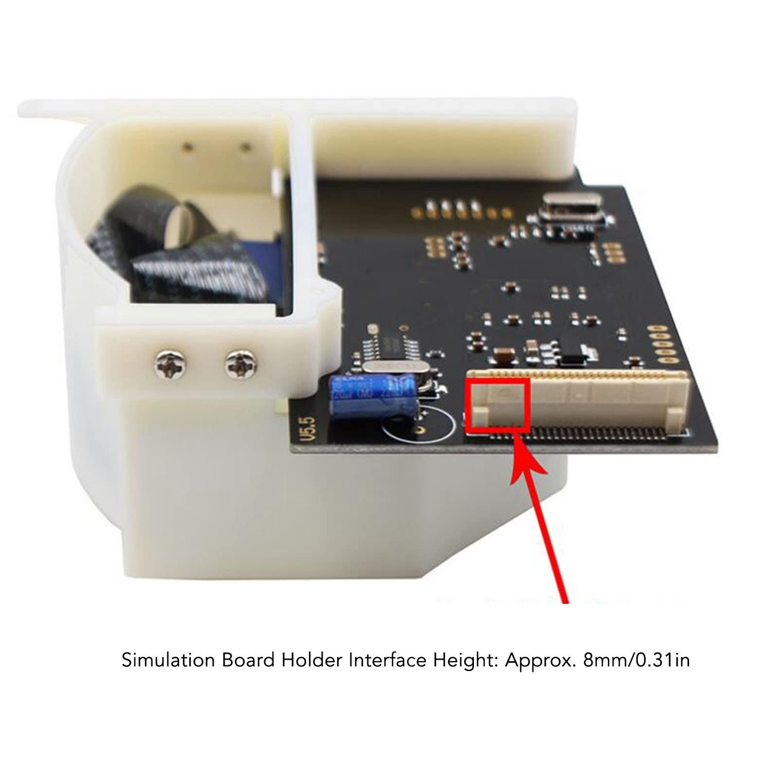 Optical Drive Simulation Board, Simulation Board Card Heat Dissipation Optical Drive Simulation Board for GDEMU Game for SEGA Dreamcast
