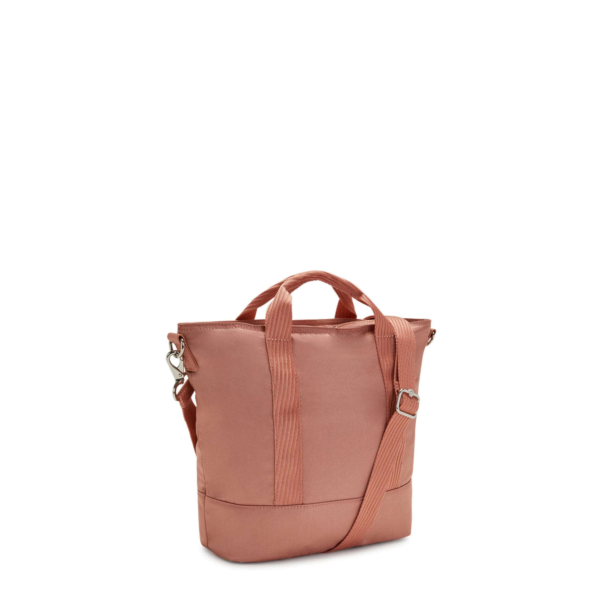 Kipling Women's Angel Tote Bag, Removable, Crossbody Strap, DT Warm Rose M2,14.25''L x 11.75''H x 4.75''D