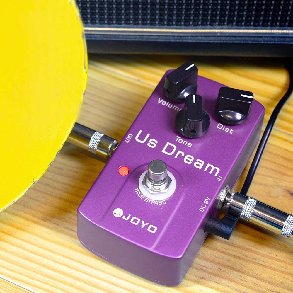 JOYO JF-34 High-Gain Distortion and JF-01 Vintage Overdrive Effects for Electric Guitar Most Frequently Combination Budget Pedals in Bundle